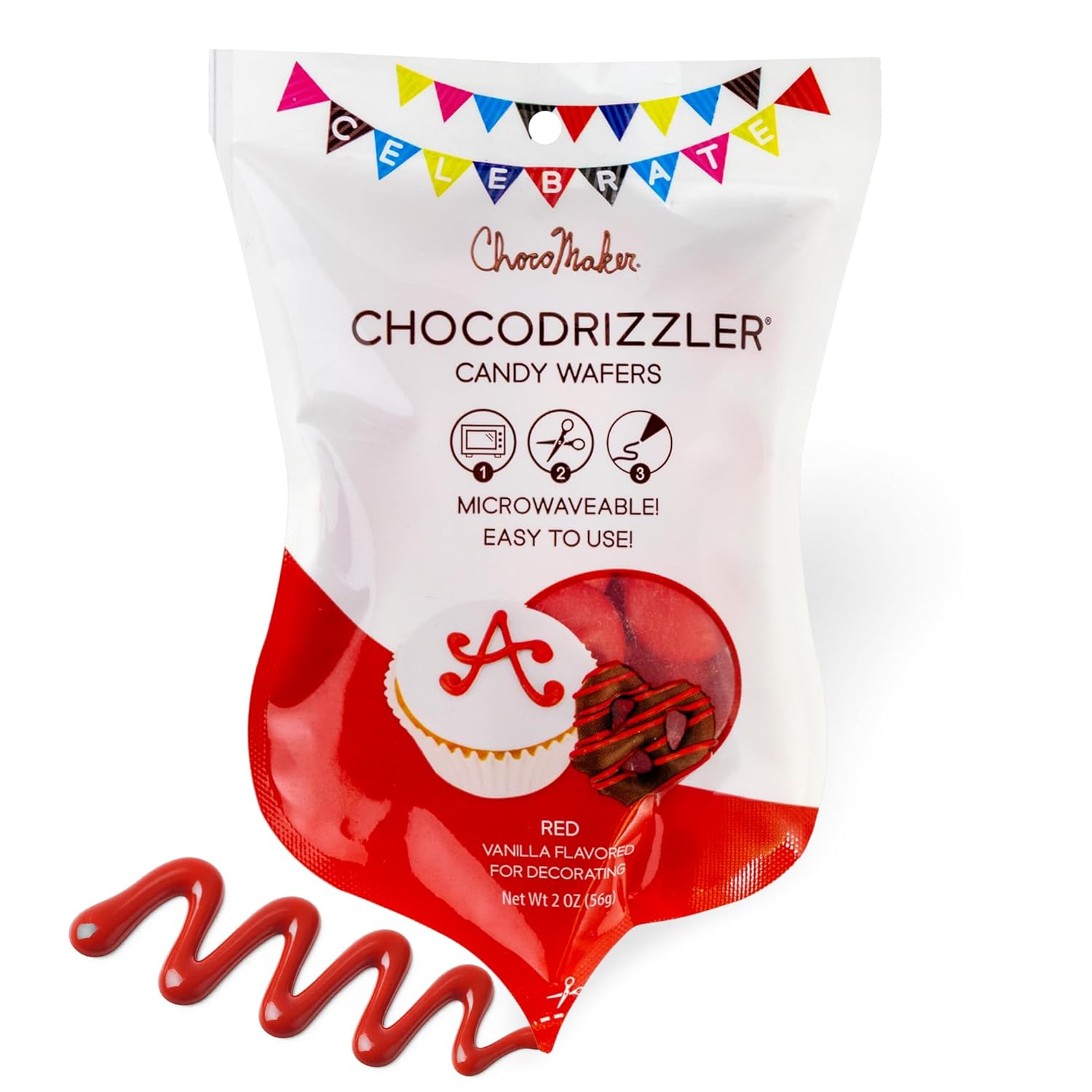 Chocodrizzler Candy Wafers Microwaveable Pouch 2 oz – Easy Drizzle ...