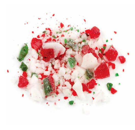 Red, White & Green Candy Cane Crunch | Holiday Topping 8oz – Cakewalk ...