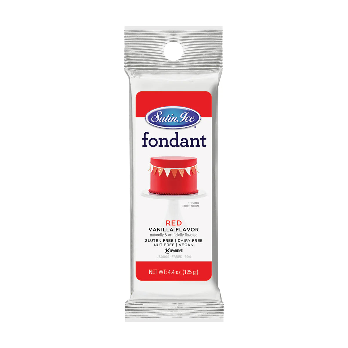 Red Vanilla Fondant 4.4oz – Cakewalk @Candyland Crafts